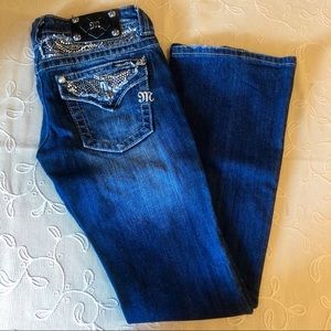 Miss Me | Jeans | Miss Me Rhinestone Inlay Bootcut Jeans | Poshmark